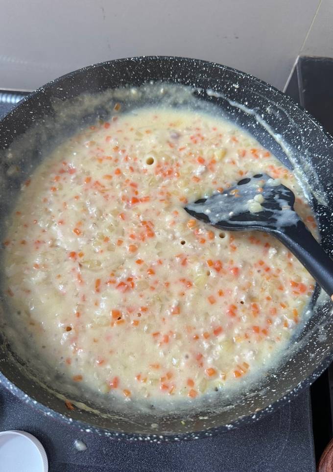 Resep Isian risol rogout ayam kentang wortel oleh BIW - Cookpad