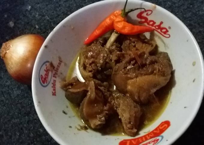 Resep Rica Rica Basur (mentok jantan) cepat empuk anti ribet oleh Nur ...