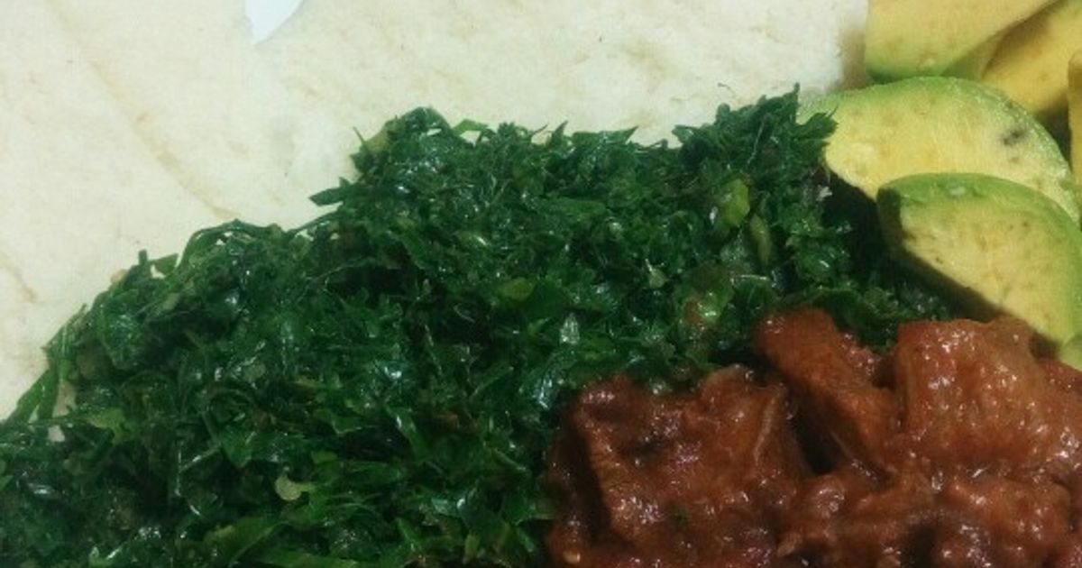 Wet Fry Beef With Greens Recipe by Josephine Kemunto - Cookpad