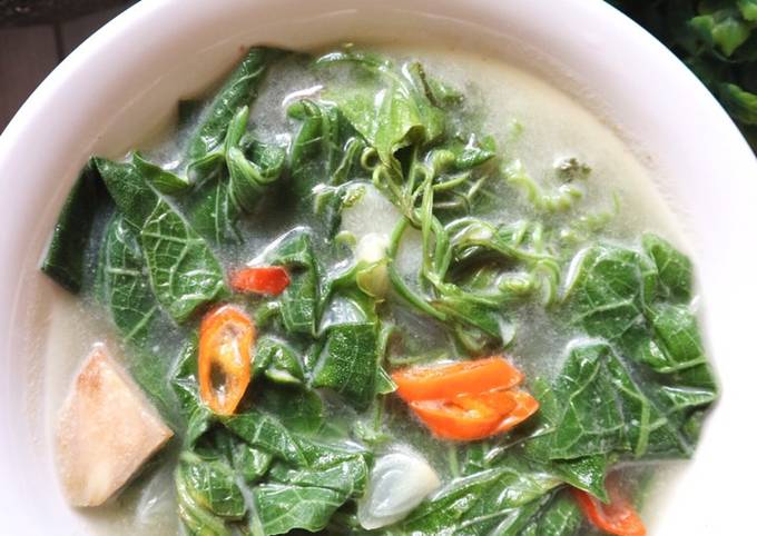 Resep BOBOR PUCUK LABU (simple) oleh Dita Dwistyani - Cookpad