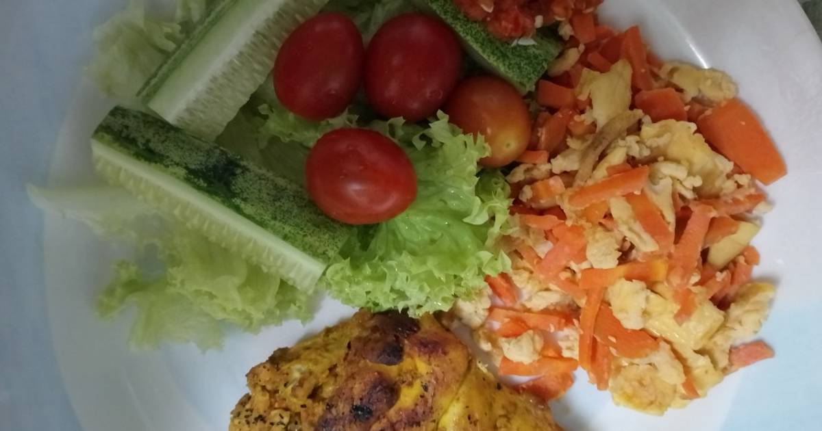 Resipi Menu Tengah Hari Untuk Diet oleh Yra Merican - Cookpad