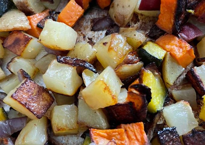 Roasted veggies Recipe by Autumn Farmer - Cookpad