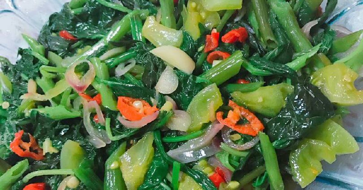 Resep Bayam Rebus Sambal Matah oleh widhatanty - Cookpad