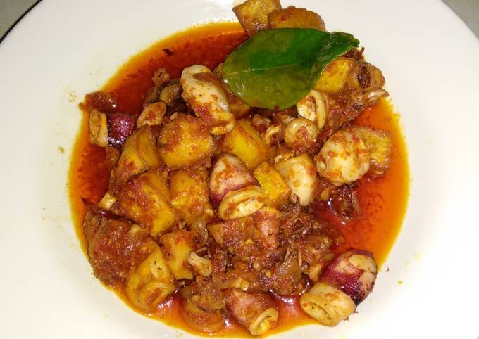 Resep Kentang cumi balado oleh Liliana dalisha phelicia - Cookpad