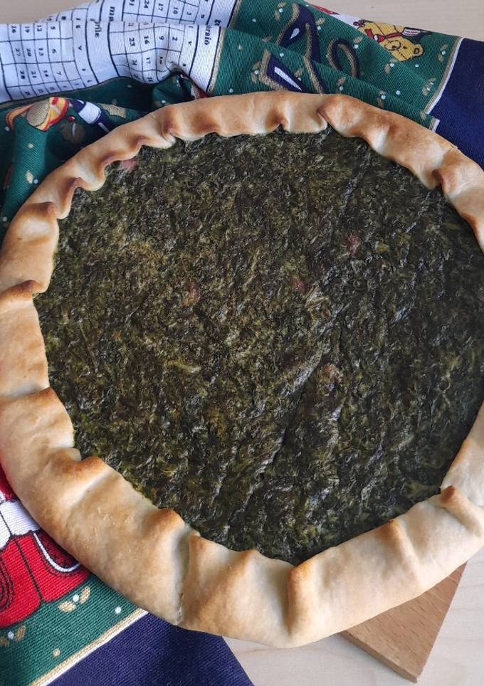 Ricetta Torta salata con pasta brisée ripiena di spinaci e formaggio ...