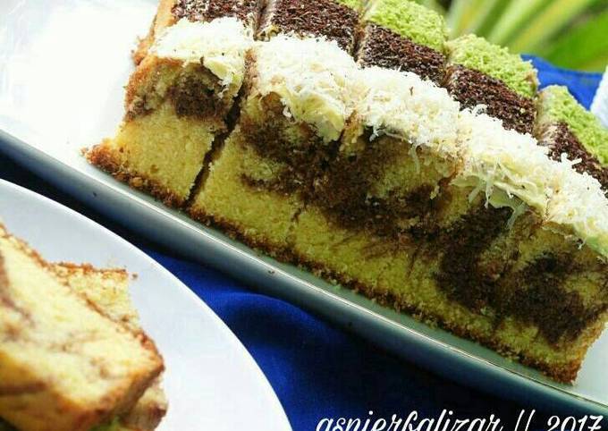 Resep Marble cake oleh asni erfalizar - Cookpad