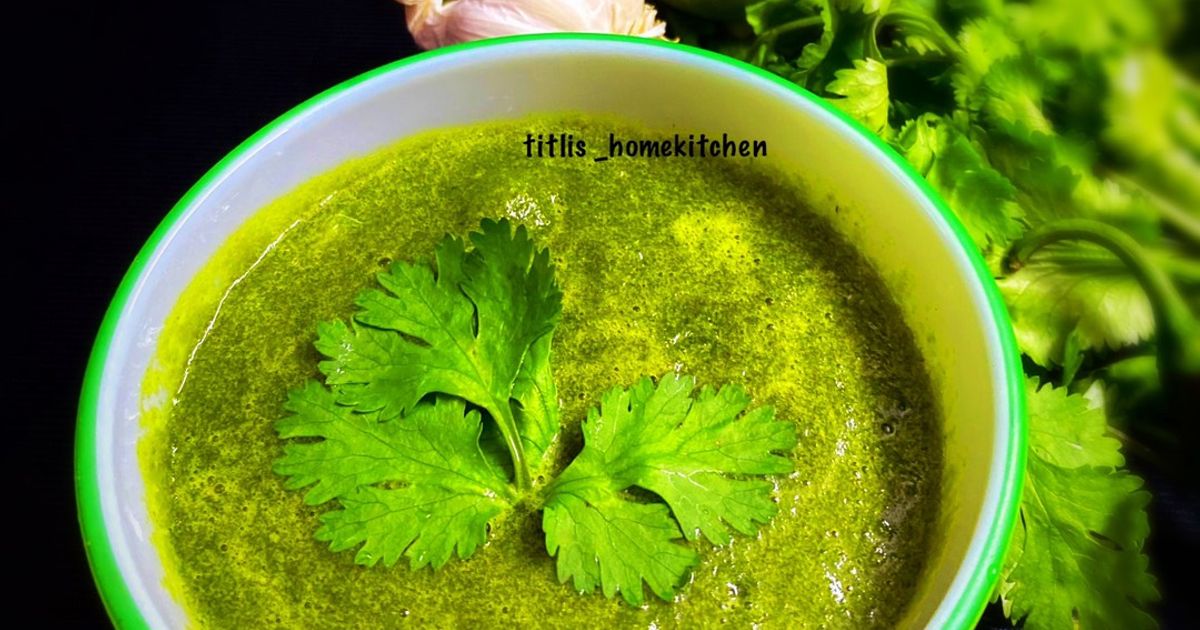 Green Chutney Dip Recipe by ayndrila dutta - Cookpad