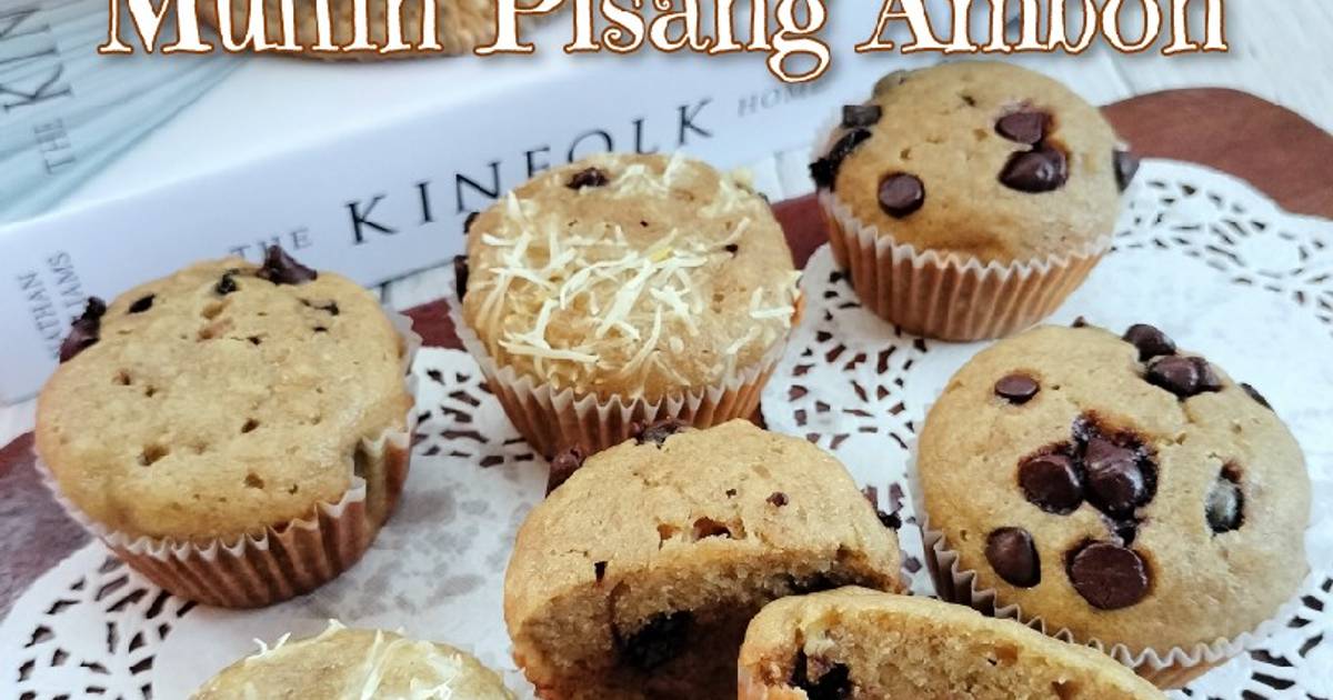 Resep Muffin Pisang Ambon oleh Dina Kristiana - Cookpad