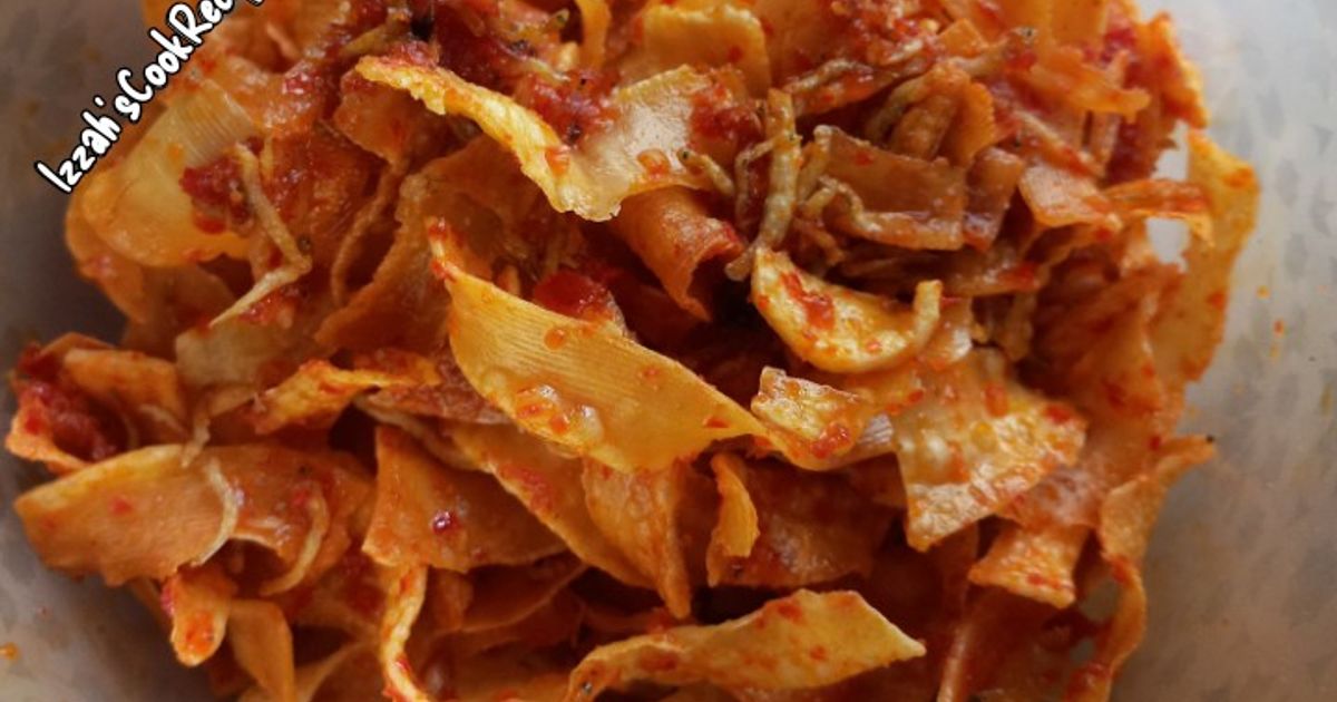 Resep keripik ubi balado rumahan enak dan mudah - Cookpad