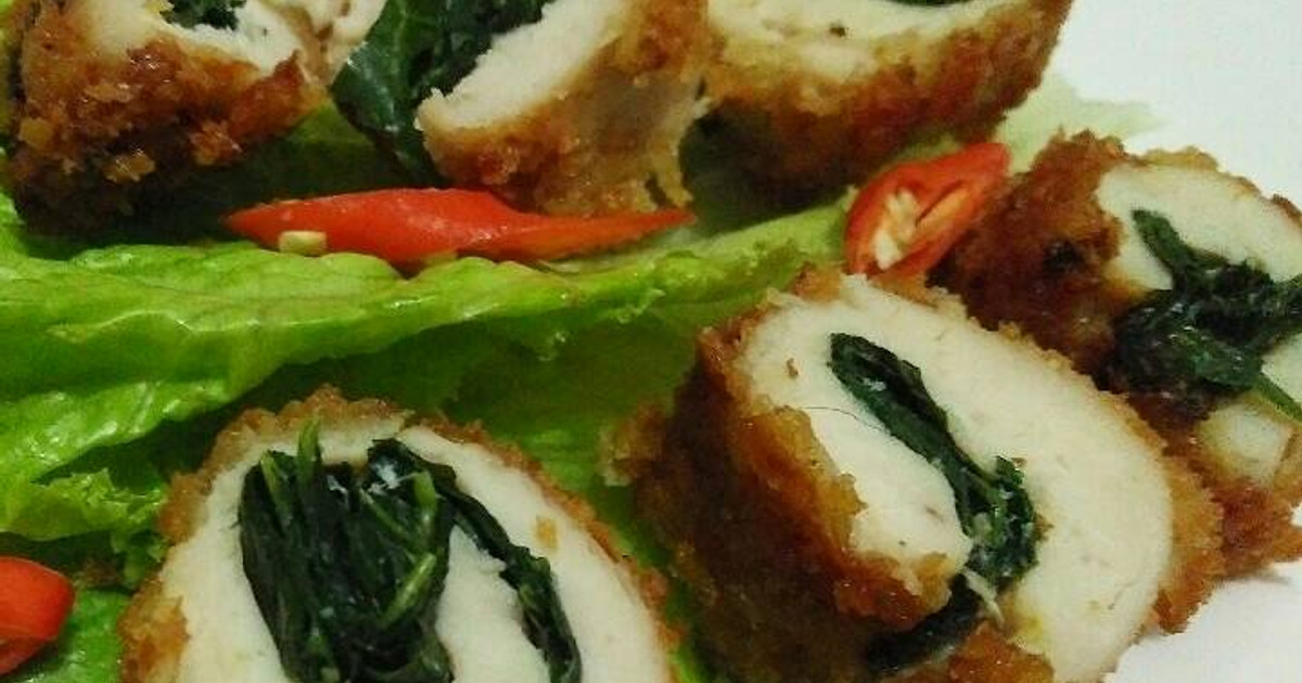 Resep Ayam Crispy Lapis Daun Singkong oleh Ibu Isnanovia - Cookpad
