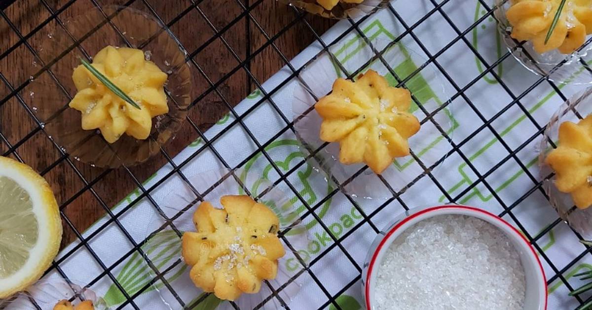 Resep Lemon Rosemary Cookies oleh beekitchen - Cookpad