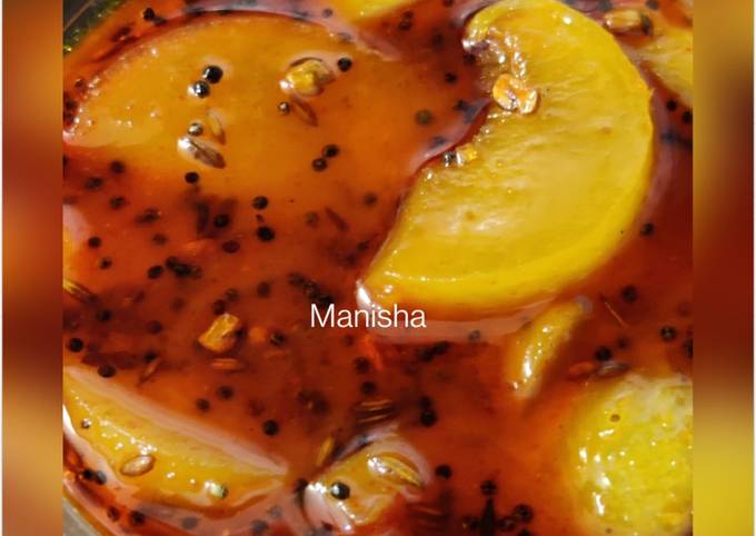 Sweet Amla Pickle (Indian Gooseberry Pickle) Recipe by Manisha Malvi ...