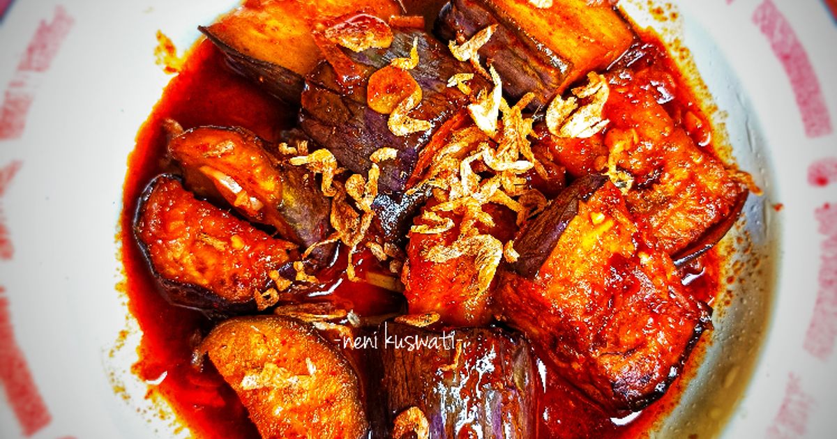 Resep desaku bumbu balado terong ungu rumahan enak dan mudah - Cookpad