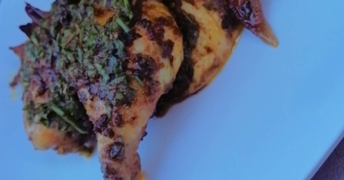 Chimichuri roasted chicken girki daga khamz pastries _n _more - Cookpad