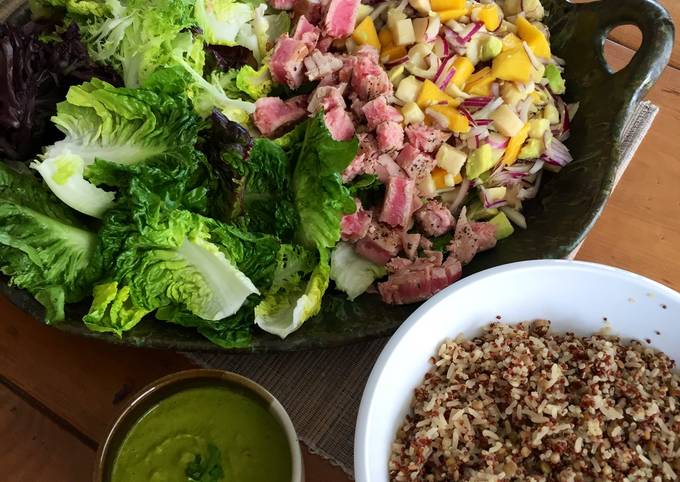 Ensalada de atún del pacifico con Quinoa mixta Receta de Jorge Sanhueza ...