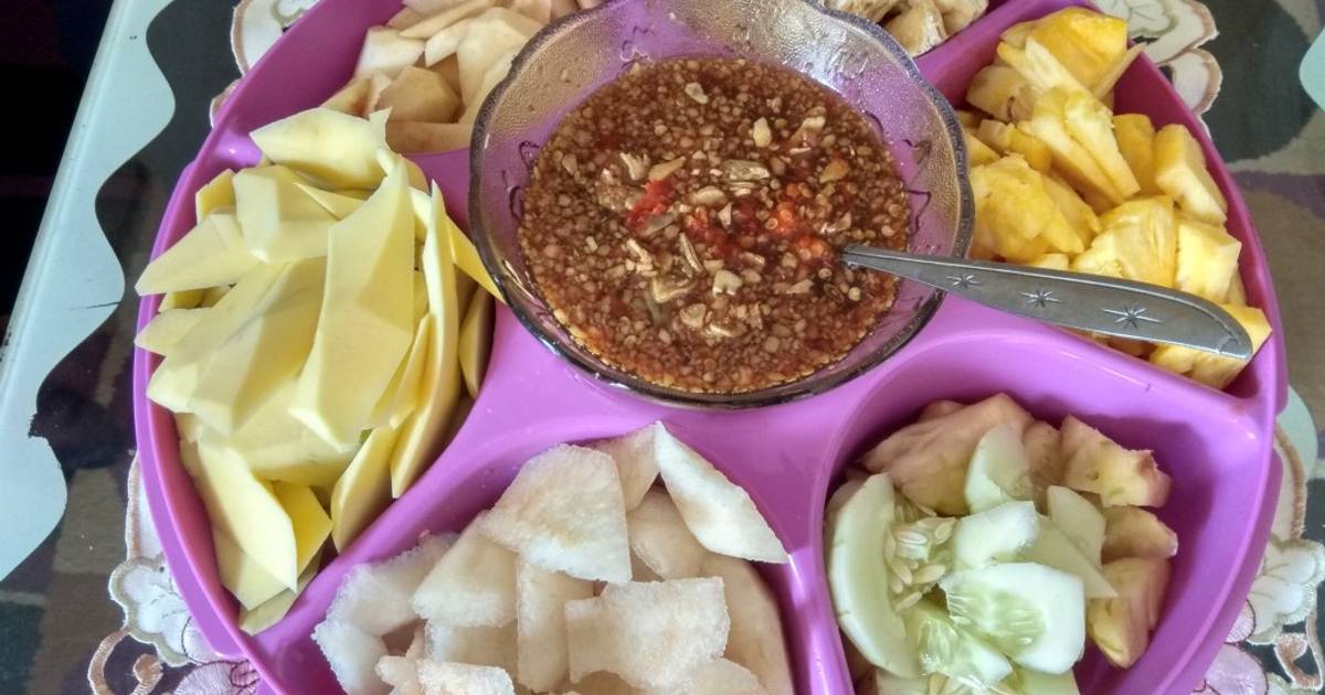 Resep Rujak buah manis (rujak legi) oleh Evi Wijayanti - Cookpad