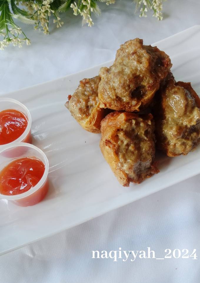 Resep 885. Tahu Bakso Daging Sapi Gluten Free oleh Naqiyyah 🍒 - Cookpad