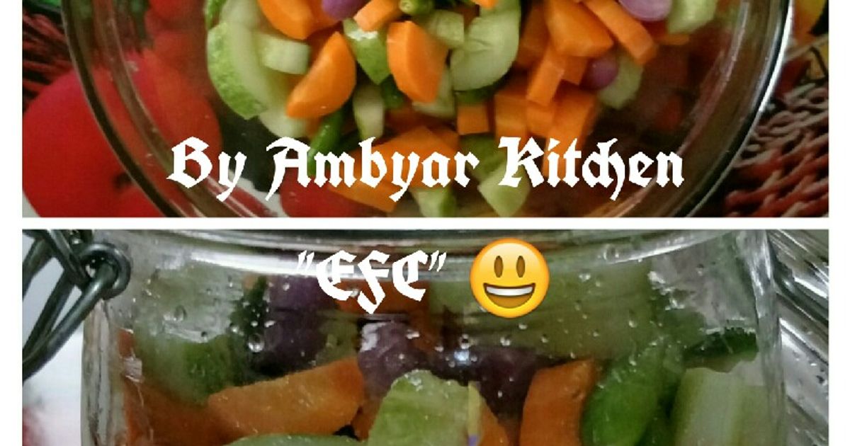 Resep Acar Cuka Apel (No Water) oleh AMBYAR KITCHEN (Emily's Food ...