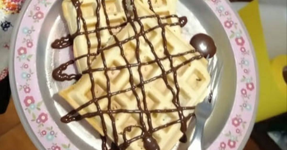 Waffles con chocolate Receta de Punto Pastel🌿- Cookpad