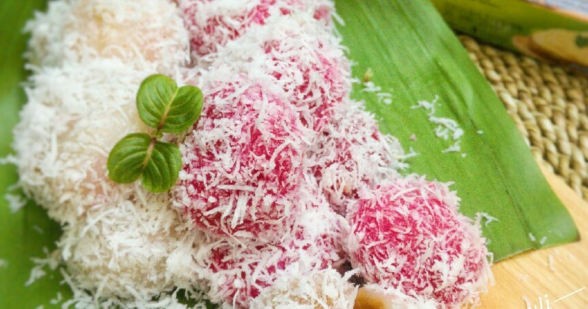 Resep Klepon Keju Merah Putih oleh Yuli - Cookpad