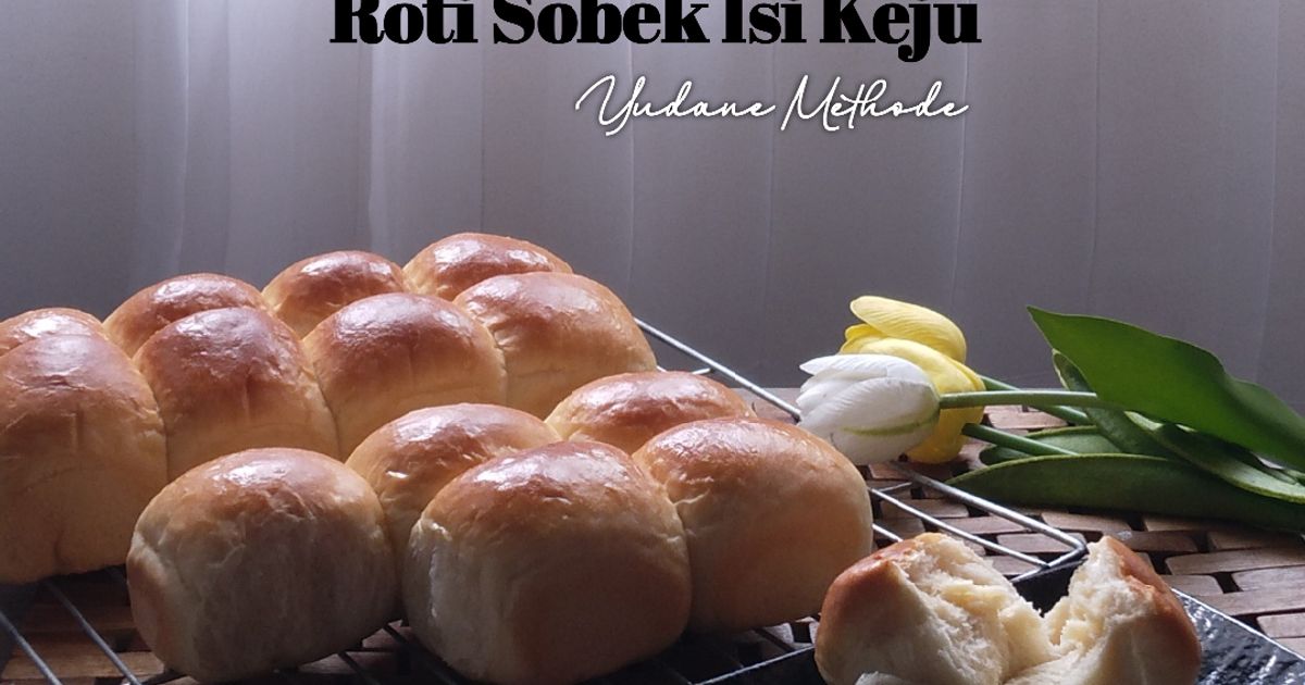 Resep Roti Sobek Isi Keju (Yudane Methode) oleh Dapoer_Santi - Cookpad
