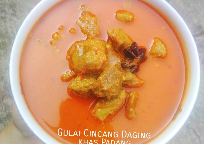Resep Gulai Cincang Daging khas Padang oleh Ditta Widya Utami - Cookpad
