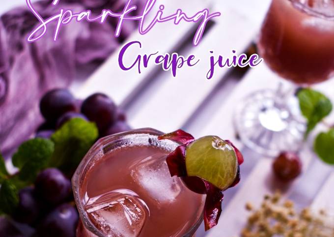 Resep Sparkling Grape Juice oleh Mommy Nawla#Jeehan - Cookpad