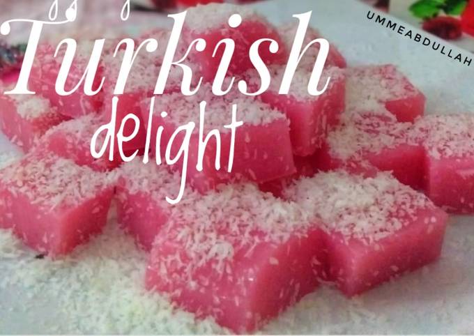 Turkish delight Recipe by Ummeabdullah - Cookpad