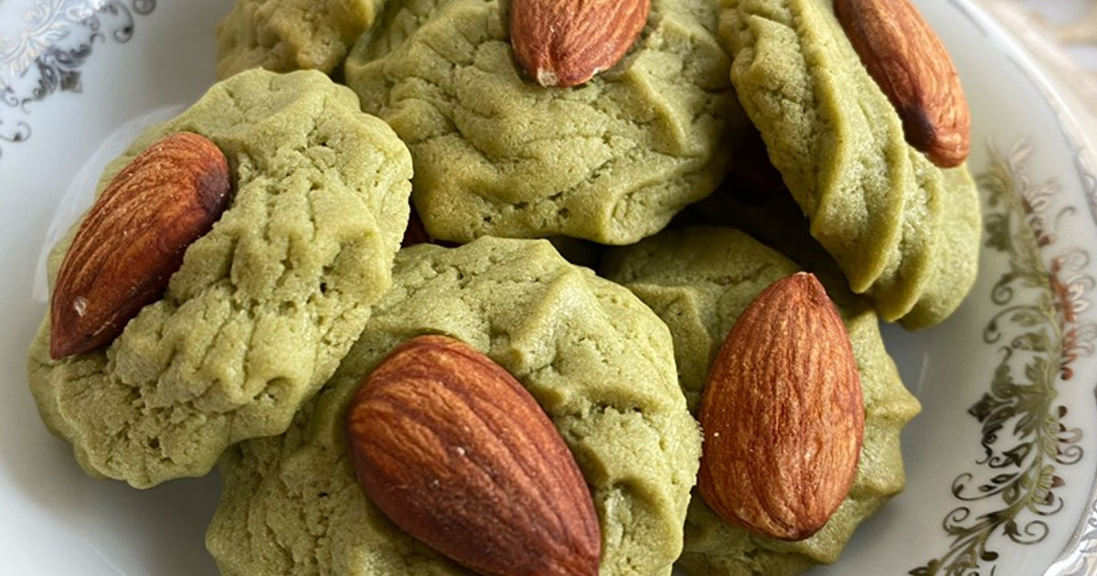 สูตร Matcha Green Tea Cookie คุกกี้ชาเขียวมัทฉะ โดย Nicha_homecooking ...