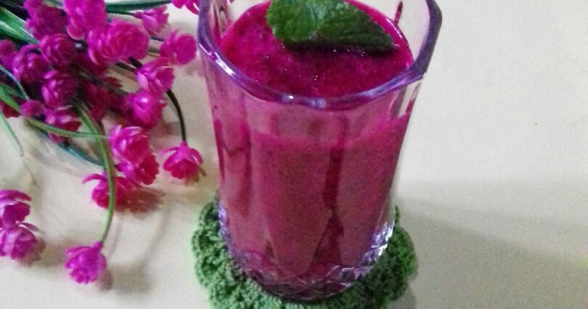 269 resep juice buah naga merah jeruk enak dan mudah - Cookpad