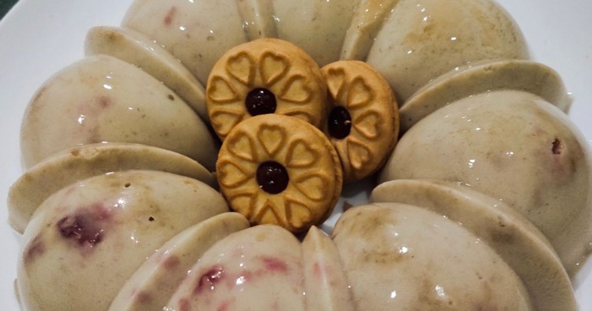 Resep Puding Madu Sari Kacang Hijau Bertabur Selai Olay oleh Richa ...