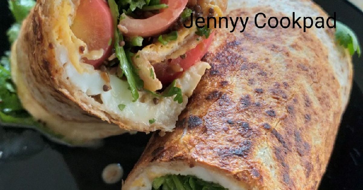 สูตร Egg Tortilla Wrap โดย Jennyy - Cookpad