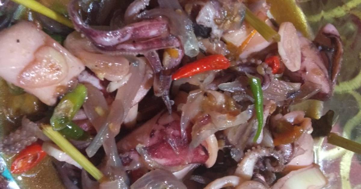 Resep Oseng cumi simple oleh Ria_Chan - Cookpad