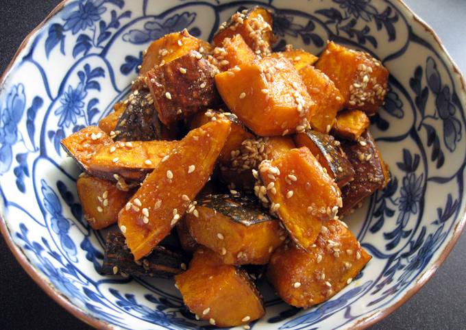 Pumpkin ‘Goma-ae’ Recipe by Hiroko Liston - Cookpad
