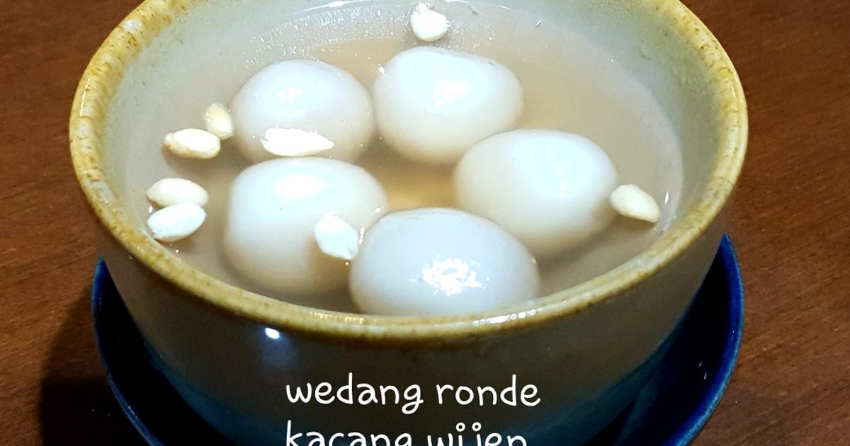 Resep Wedang Ronde Isi Kacang Wijen oleh Heniwatisuma, ZaBel's mom ...