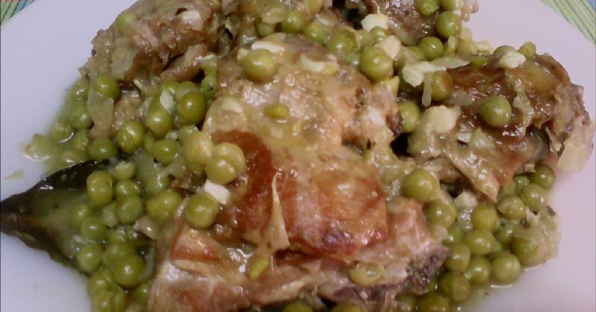 Cordero Con Guisantes Receta de Mayte Fuentes Garcia- Cookpad