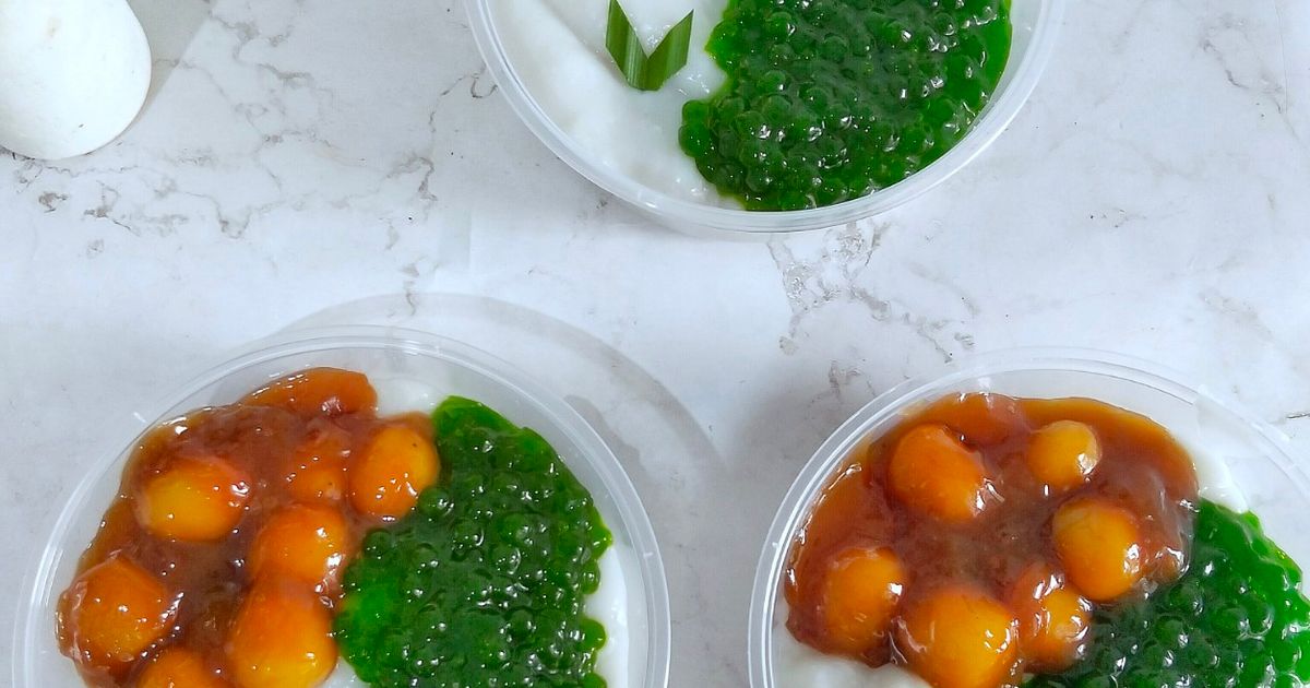 Resep bubur candil tepung ketan hijau rumahan enak dan mudah - Cookpad