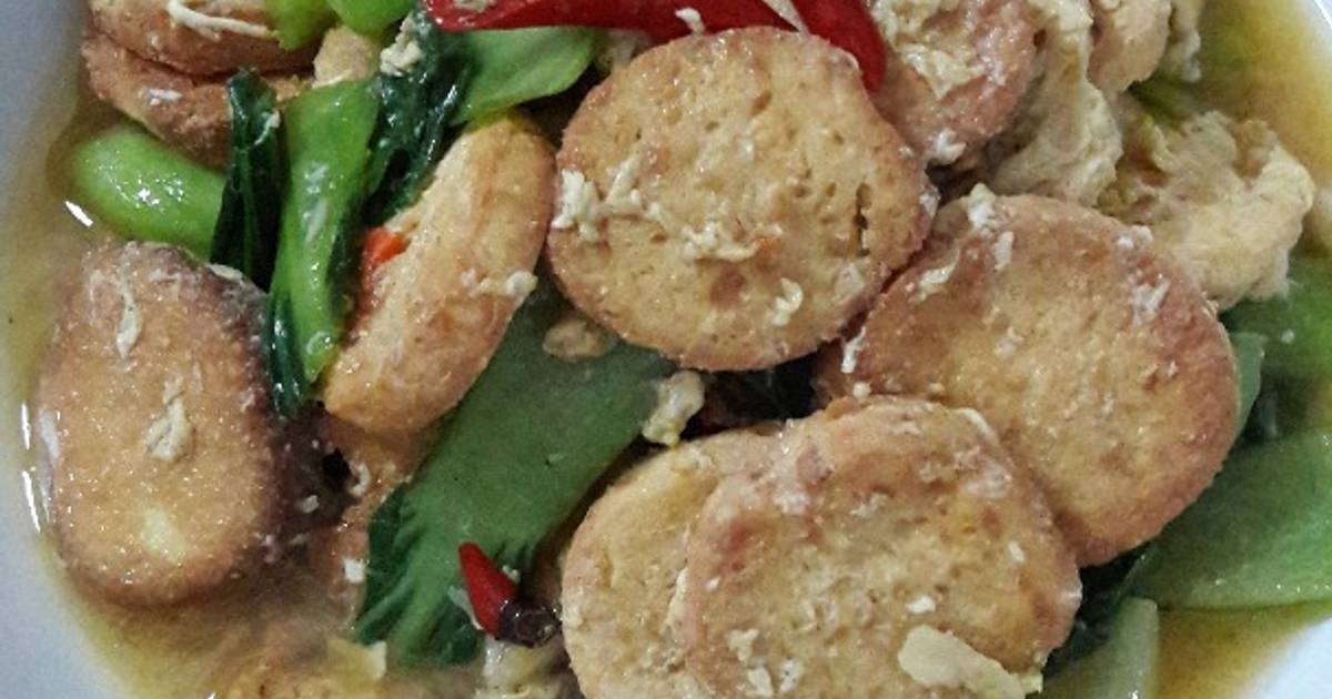 105 resep sawi hijau sapo tahu telur enak dan mudah - Cookpad