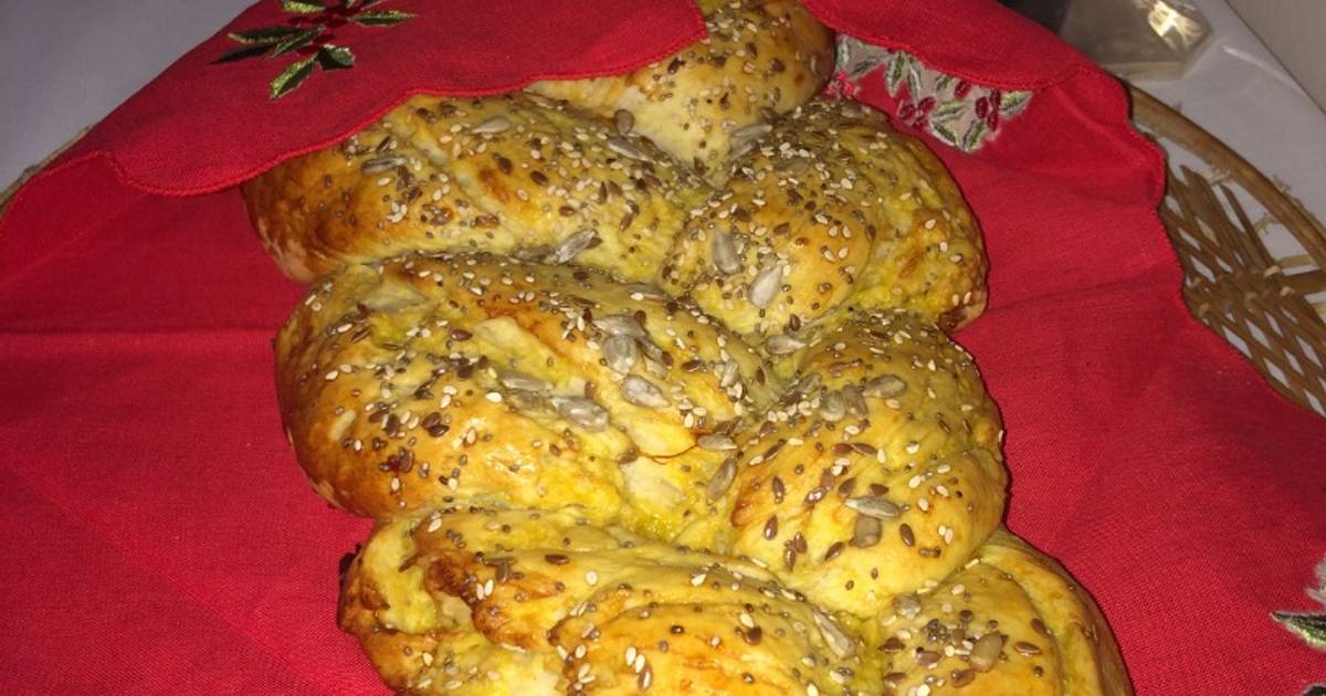 Panadería: Pan trenzado para las fiestas Receta de martalhanna- Cookpad