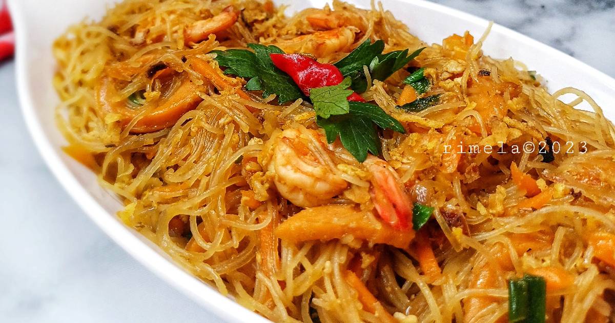Resep Bihun Goreng Sosis Udang oleh Rika Meila Puspita - Cookpad