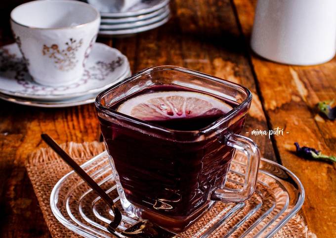 Resep Teh Bunga Telang oleh Putrie - Cookpad