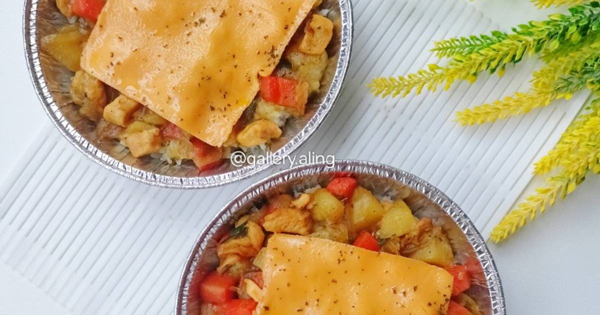 Resep 9. Cheesy Baked Japanese Curry Rice oleh Ken - Cookpad