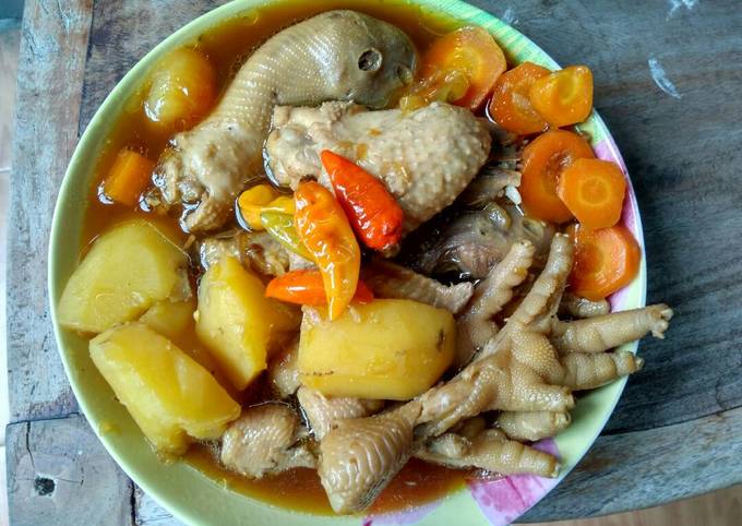 Resep Semur Kepala dan Ceker Ayam #pr_adakecapmanisnya oleh Kiky Ananda ...