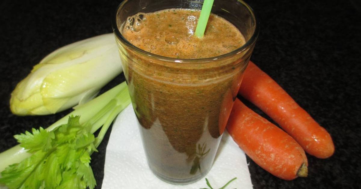 Licuado de endibias, zanahorias, apio y perejil Receta de "cocinar con ...