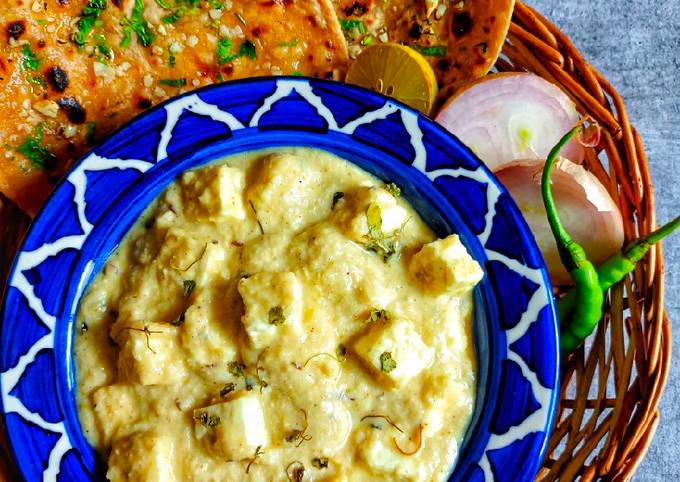 Paneer Korma Recipe by spicequeen - Cookpad