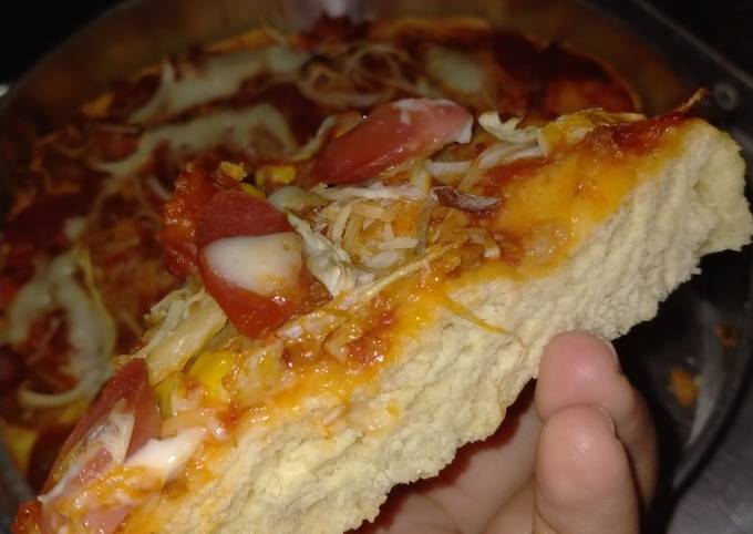 Resep Pizza roti lembutt oleh Irma Sugiono - Cookpad