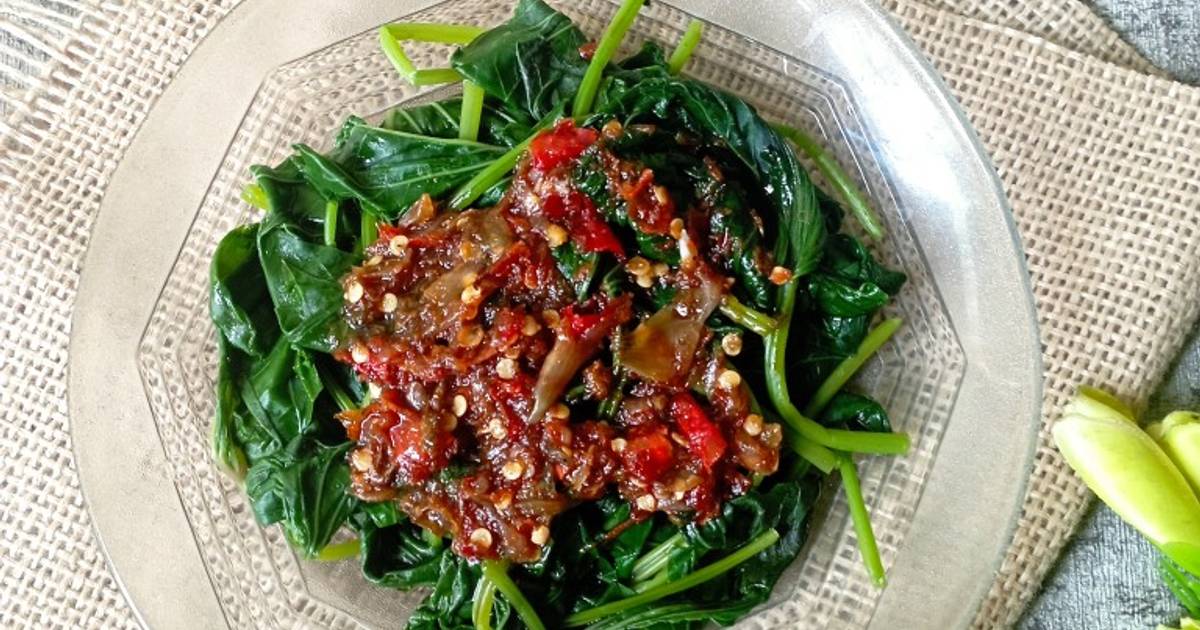 Resep Brambang Asem Daun Ubi oleh Mba’Oppie_Kitchen - Cookpad