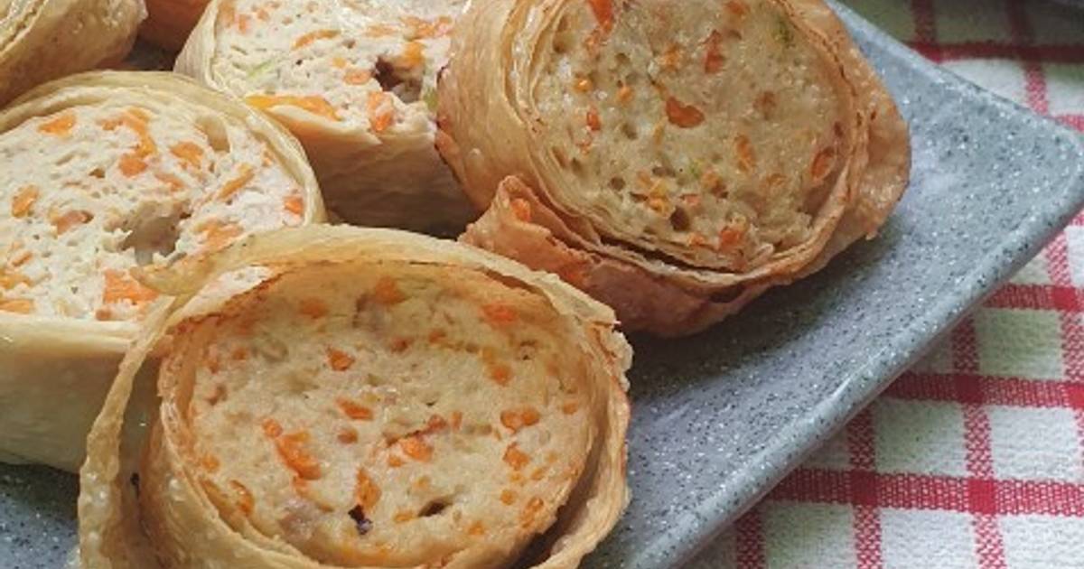 29 resep cara membuat rolade kulit tahu enak dan mudah - Cookpad