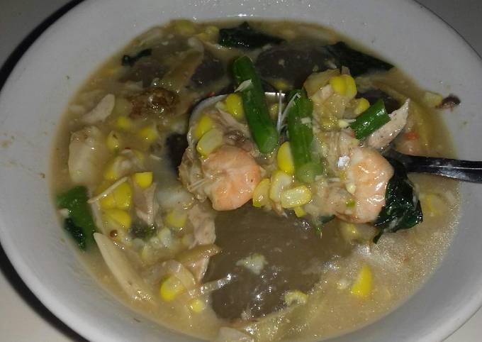 Resep #5reseppertamaku.. kapurung udang Ikan asap oleh Muh Ali ...