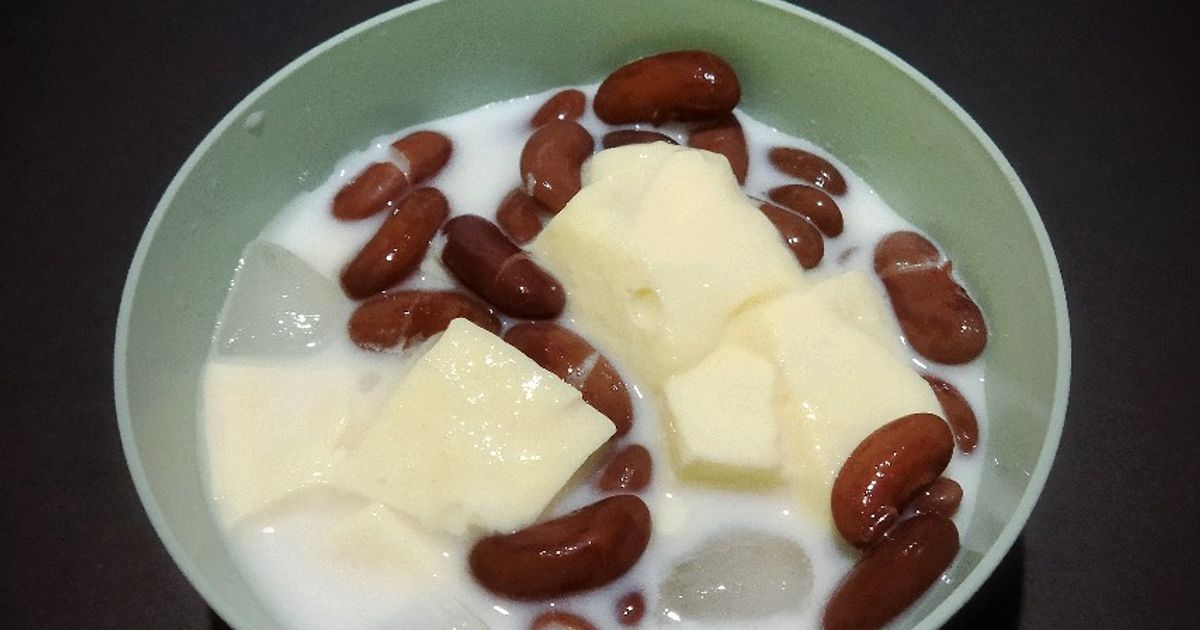 Resep Es Kacang Merah Susu Dengan Egg Silky Pudding oleh Bunda Hanum ...